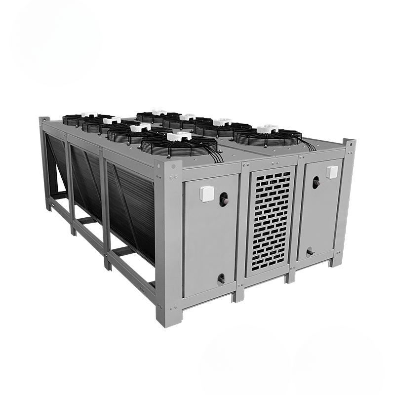 W-Type Dual Fans Air Cooled Condensers For Large Warehouse - ICEDSEA